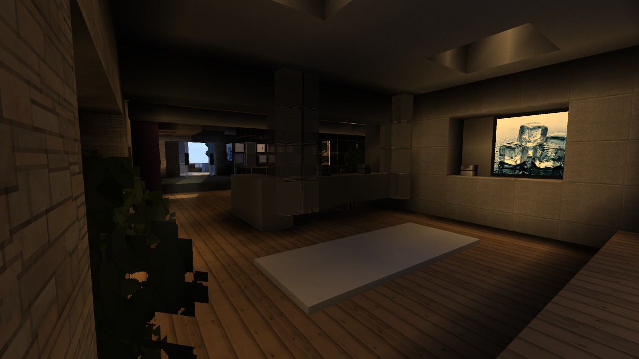 Metal Beam Modern House n°5 Minecraft Map