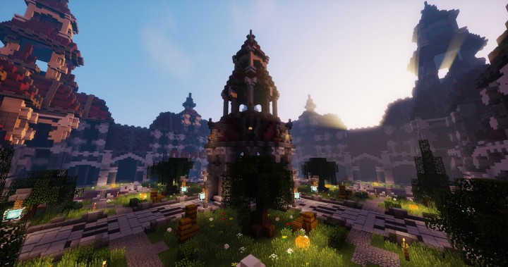 FadeCloud - Factions - Commission Build Minecraft Map