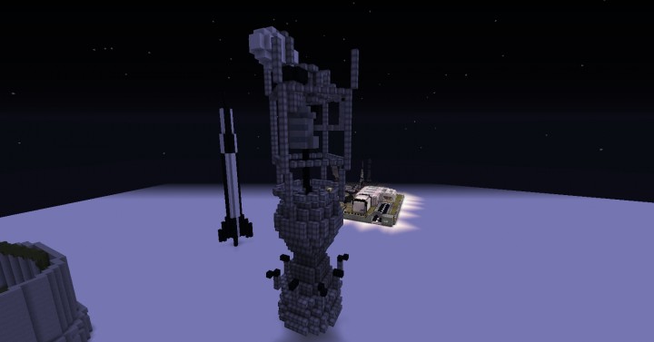 A4 Rocket Engine - Very Big Scale Minecraft Map