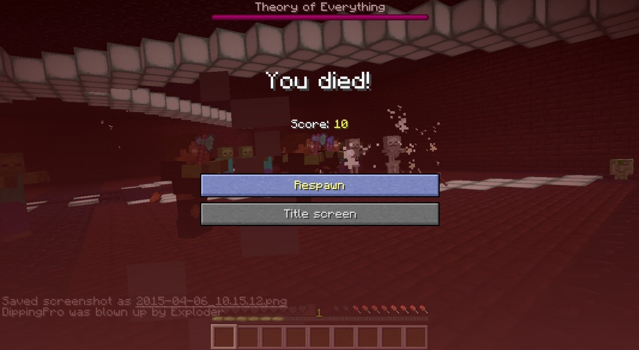 Super Mobs Arena (Extreme Hard) Minecraft Map