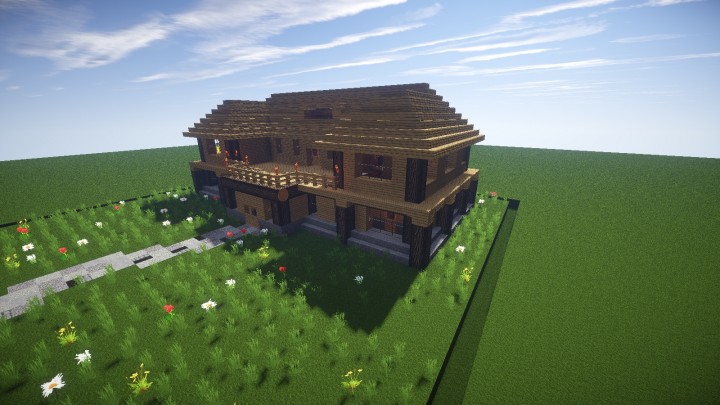 Flashcode's House - From Realistic Minecraft Ep.6 Minecraft Map