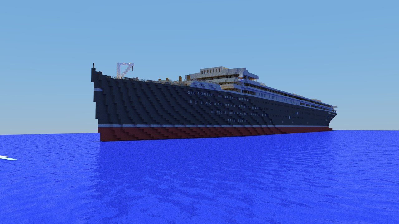 French ocean liner-SS Gloire Minecraft Map
