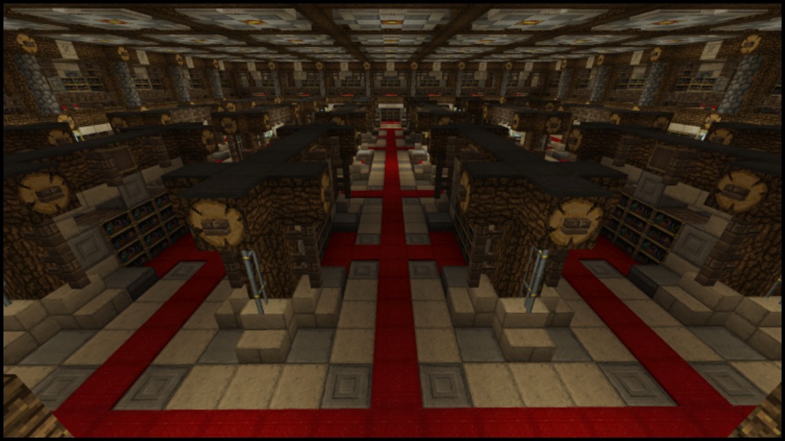 MEDIEVAL TOWN : The library Minecraft Map