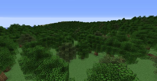 Custom Terrain (Huge Mountain, Jungle, Rivers and lakes Minecraft Map