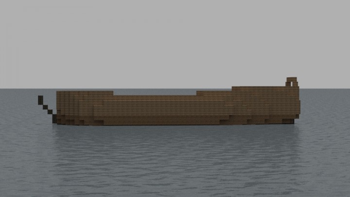 Ship Hull, make your own brig - Schematic. Minecraft Map