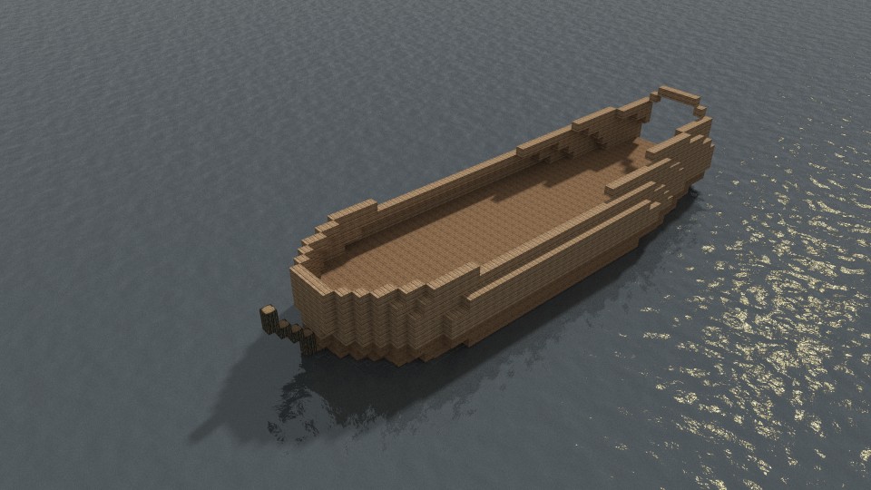 Ship Hull, make your own brig - Schematic. Minecraft Map