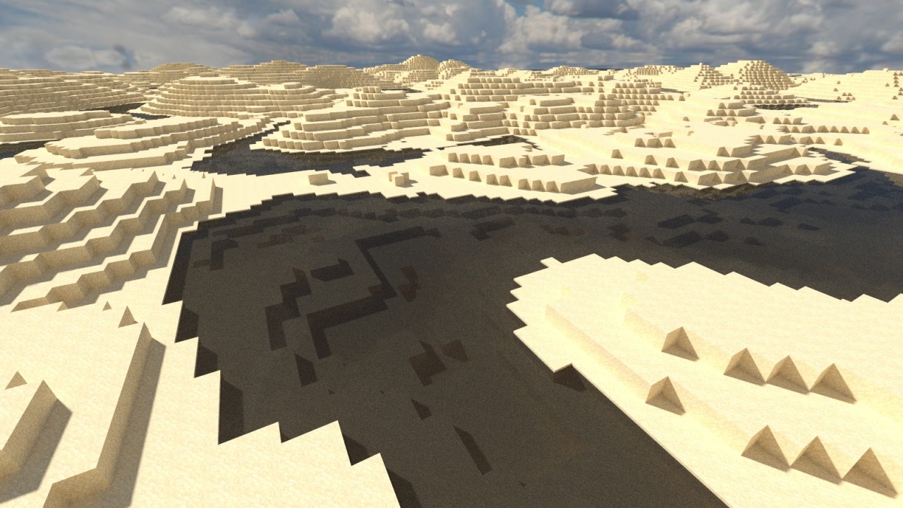 Mountain/ Sand Dune Island Minecraft Map