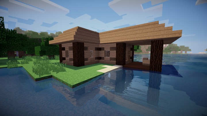 Small Cozy Fishing Hut Minecraft Map
