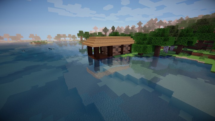 Small Cozy Fishing Hut Minecraft Map