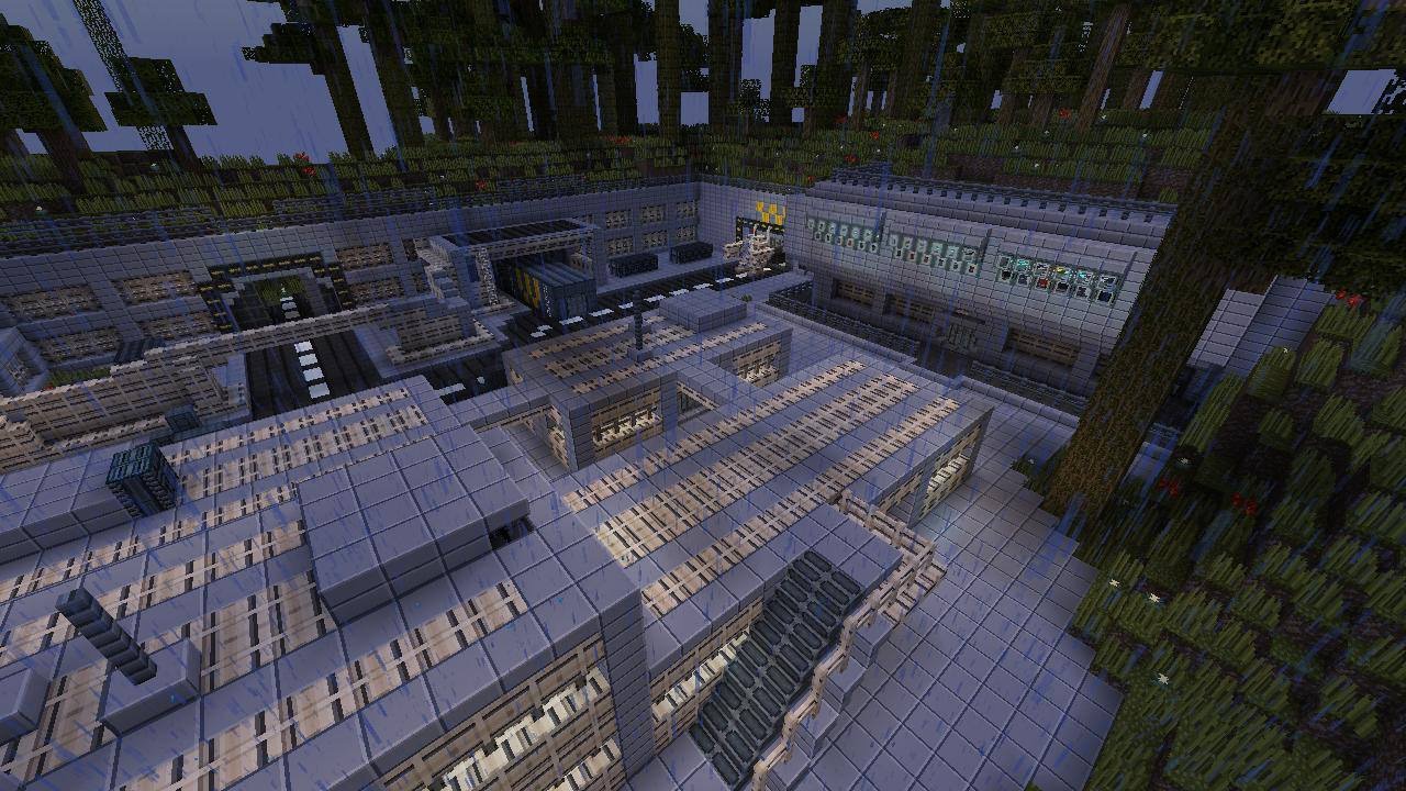 ALIENS VS PREDATOR game gateway and swamp Minecraft Map