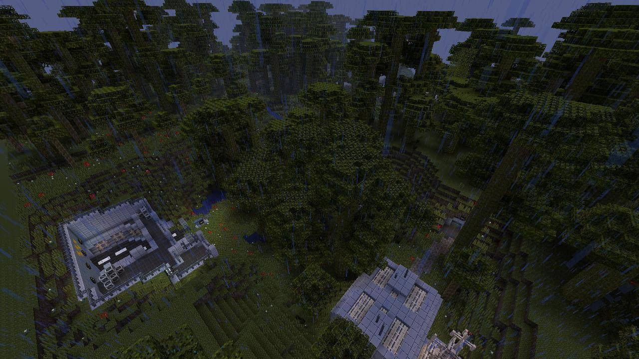 ALIENS VS PREDATOR game gateway and swamp Minecraft Map