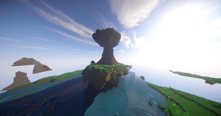 ♛Floating Island Epic Server Spawn!♛ Minecraft Map