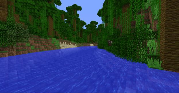 Custom Terrain (Huge Mountain, Jungle, Rivers and lakes Minecraft Map