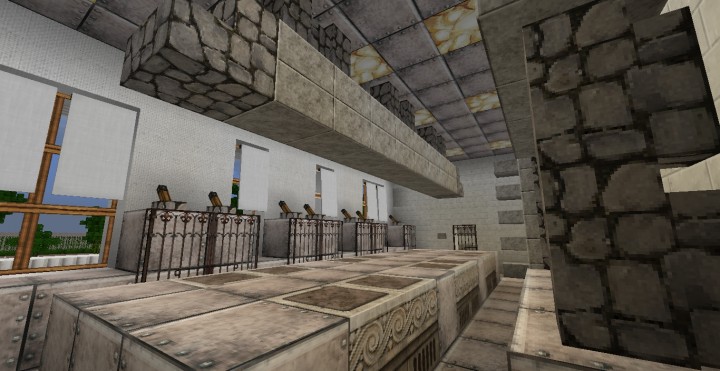 Modern Southern Mansion with big Garden Minecraft Map