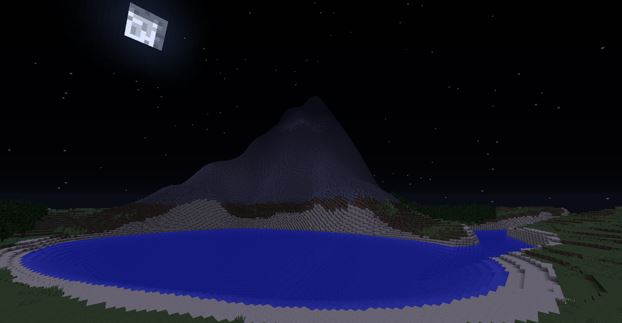Custom Terrain (Huge Mountain, Jungle, Rivers and lakes Minecraft Map