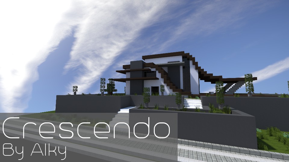 Crescendo || Modern house Minecraft Map