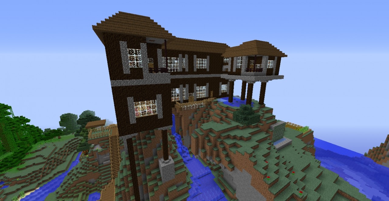 My Spruce Mountain House -New Minecraft Map