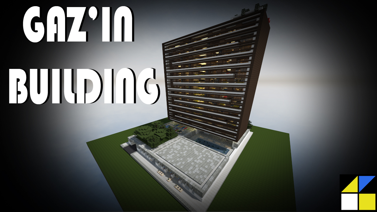 Gaz'in building - modern shape Minecraft Map