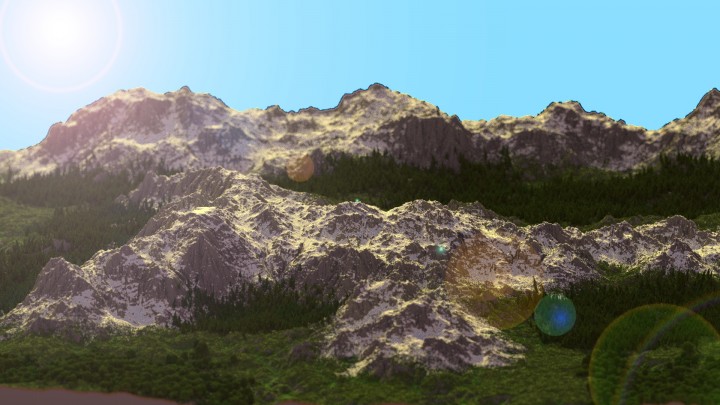 Plumoun - Peaceful Wilderness - Custom Terrain - 4K x 4K Minecraft Map