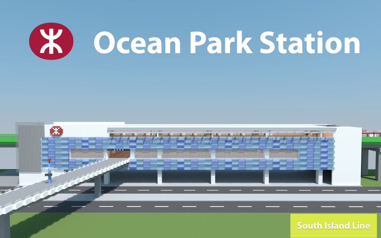 Ocean Park MTR Station (海洋公園) Minecraft Map