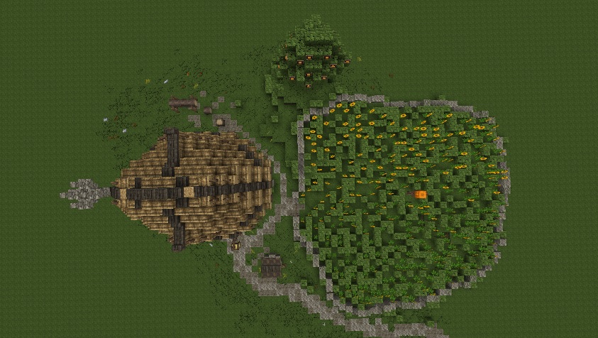 Sunflower Farm Minecraft Map
