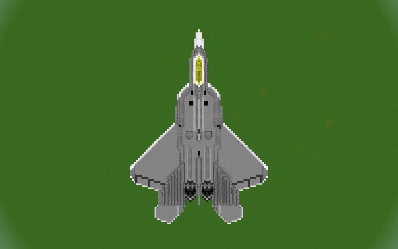 F-22 Raptor .Ver.4. [5:1] Minecraft Map