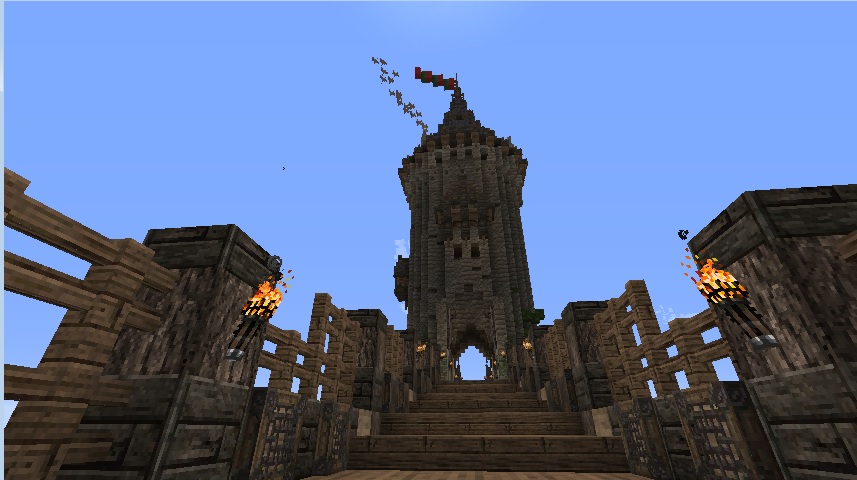 Bridge tower Minecraft Map