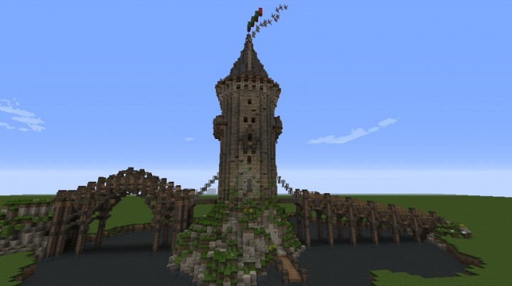 Bridge tower Minecraft Map