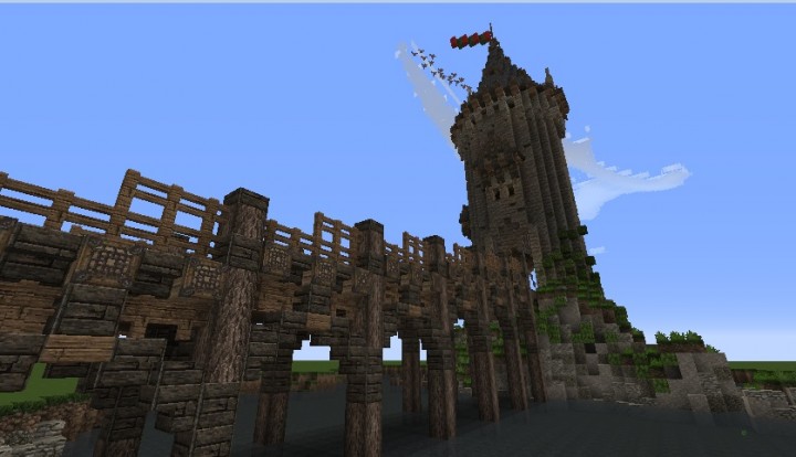 Bridge tower Minecraft Map