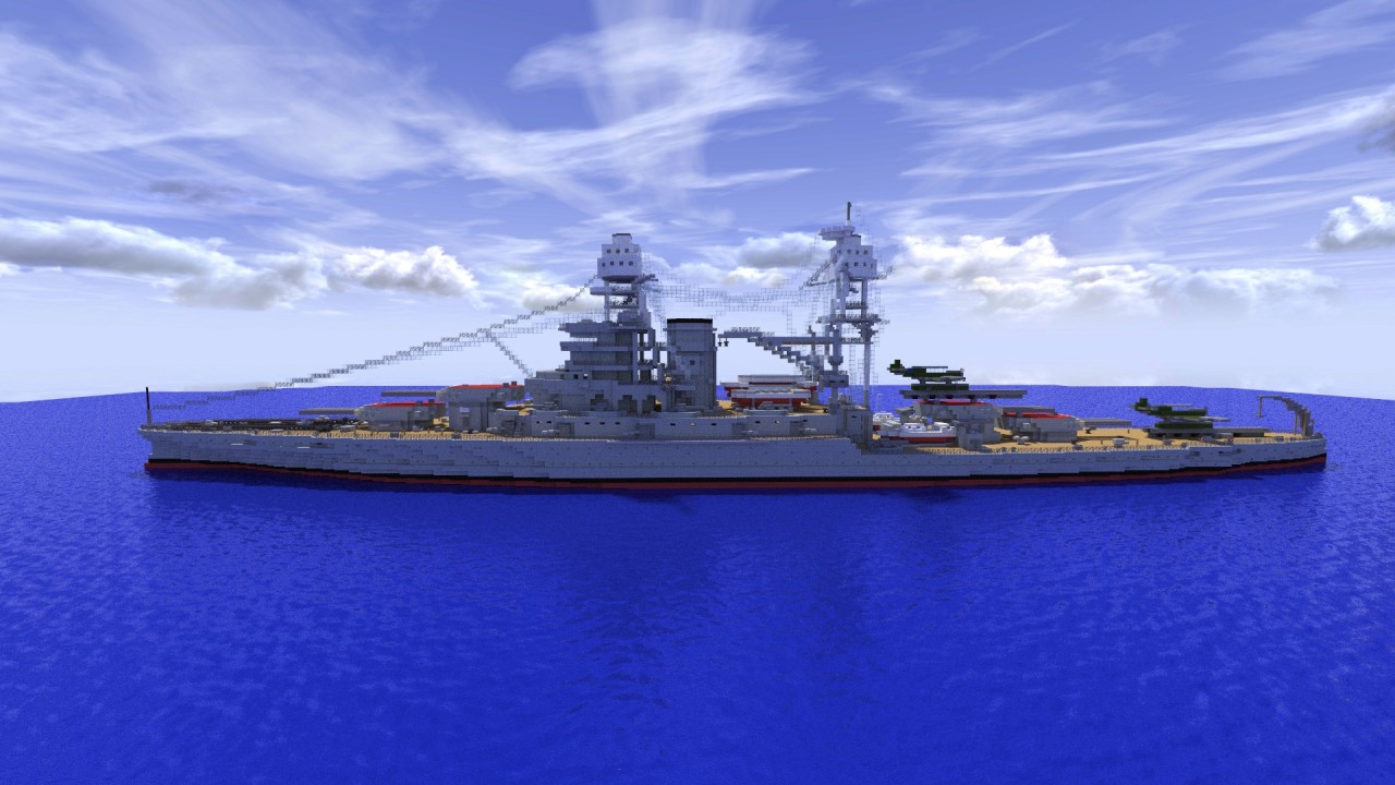 USS Arizona BB-39 Minecraft Map