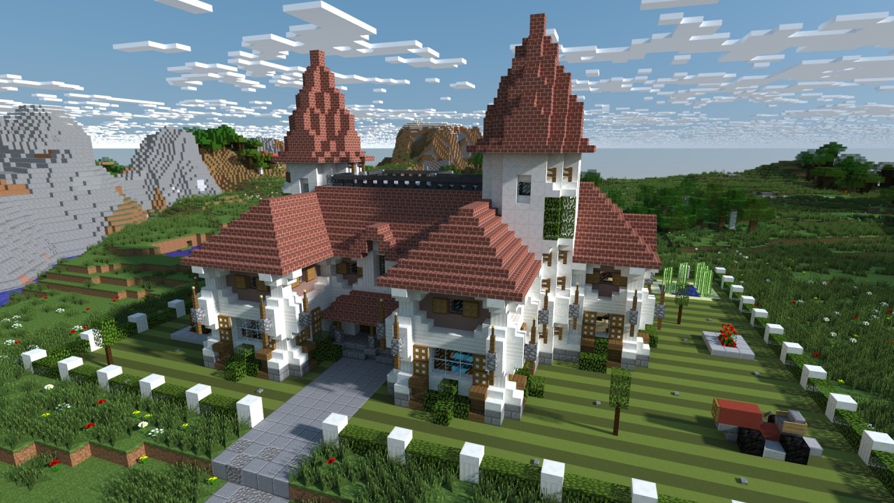 Southern Colonial villa Minecraft Map
