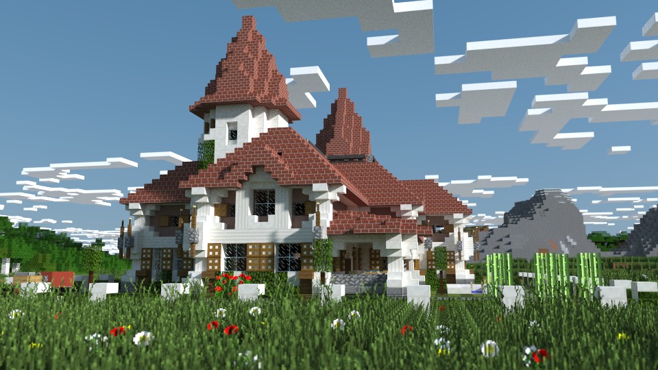 Southern Colonial villa Minecraft Map