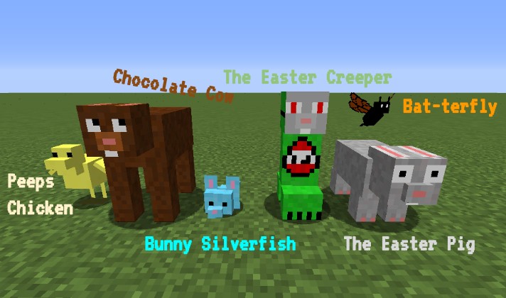 The Easter Pack: Enjoy Easter in Minecraft! Minecraft Texture Pack