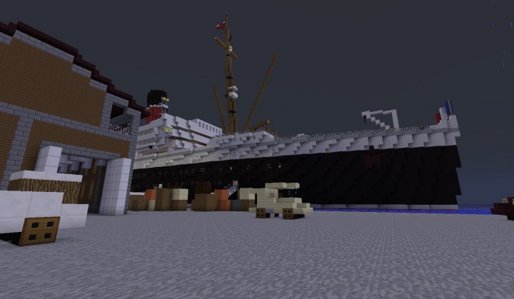 French ocean liner-SS Gloire Minecraft Map