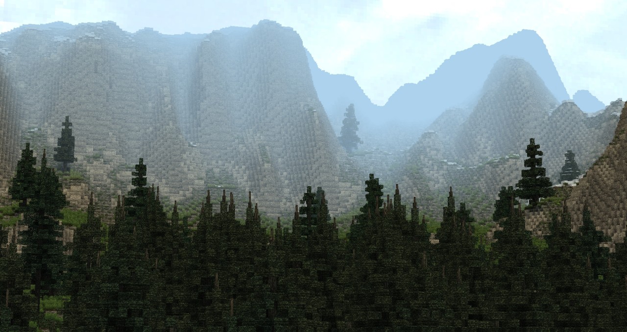 Realistic Dark Pine Forest [World of Targur] Minecraft Map