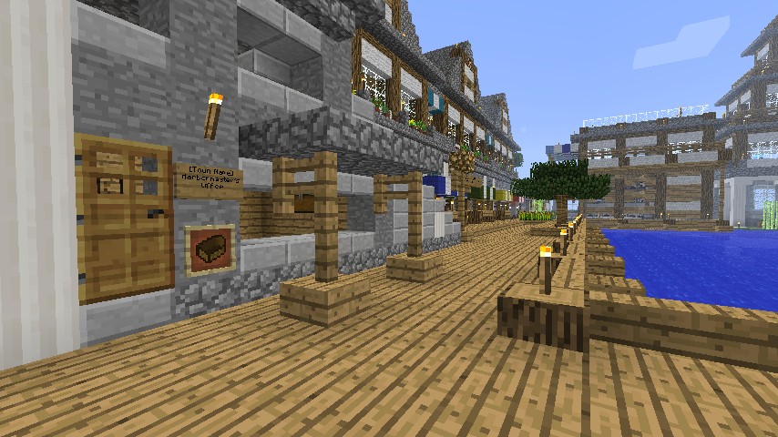 Ocean Island Town (Old) Minecraft Map
