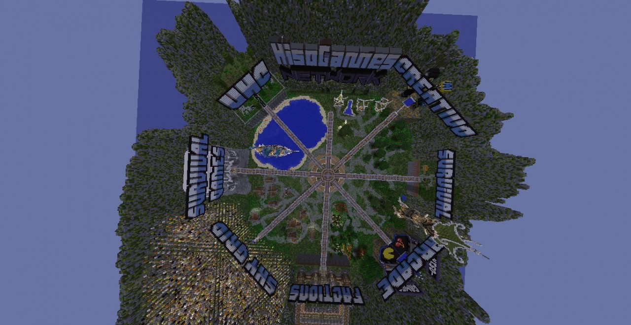 BIG MAIN LOBBY {DOWNLOAD -> FREE } Minecraft Map