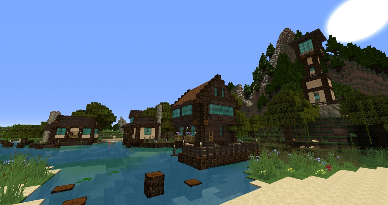 The Odyssey - a huge, built-up survival map with challenges Minecraft Map