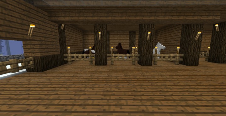 Horse Barn/Stable Minecraft Map