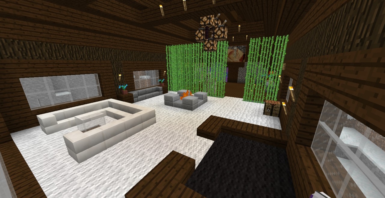 Dark Oak Mountain House:Part One Minecraft Map