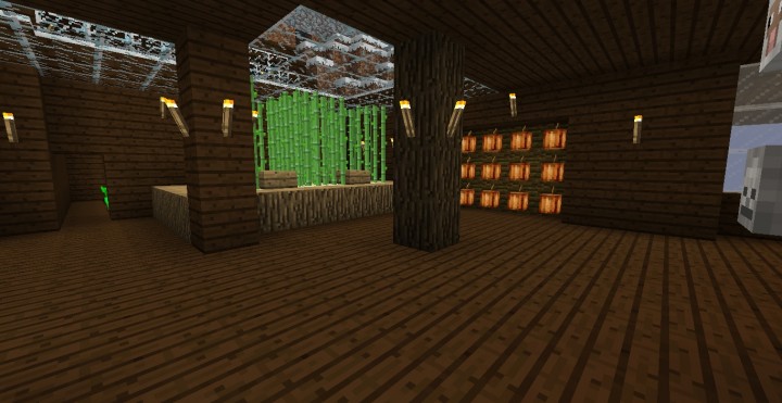 Dark Oak Mountain House:Part One Minecraft Map