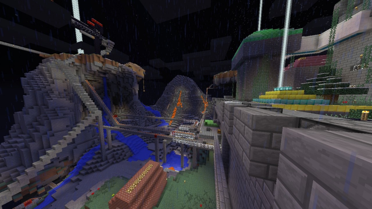 Cool world with many features Minecraft Map