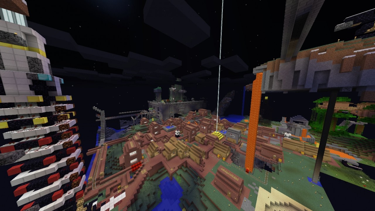 Cool world with many features Minecraft Map