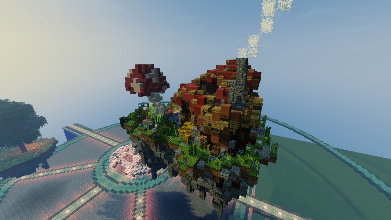 Fantasy Floating house Minecraft Map