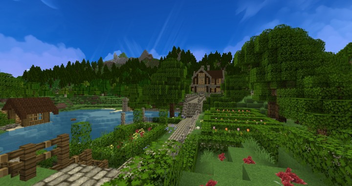 The Odyssey - a huge, built-up survival map with challenges Minecraft Map