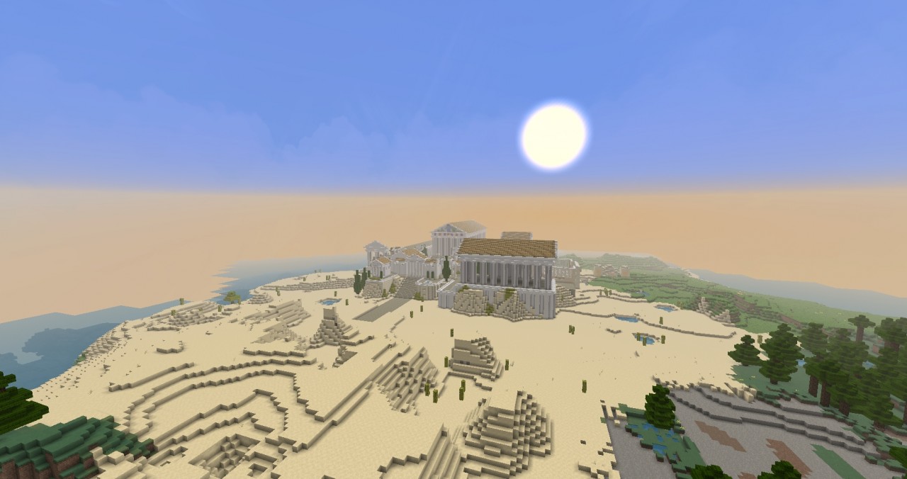 The Odyssey - a huge, built-up survival map with challenges Minecraft Map
