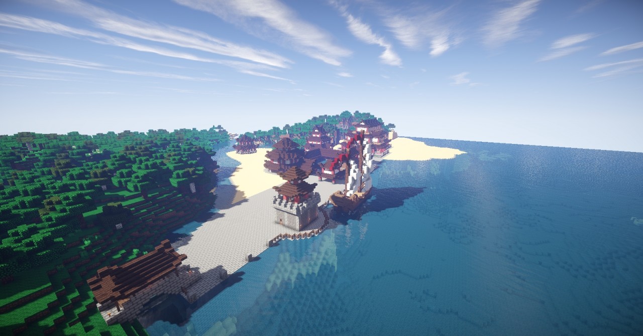 Chinese Port Minecraft Map