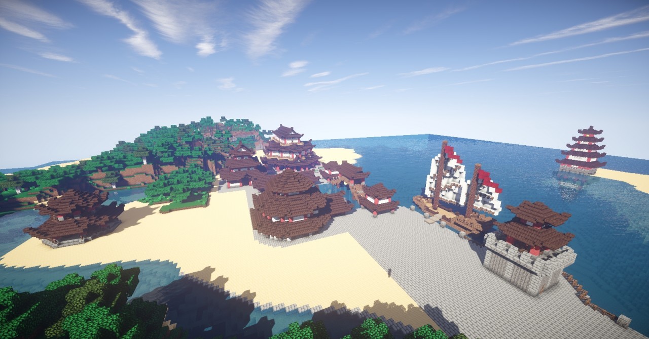 Chinese Port Minecraft Map