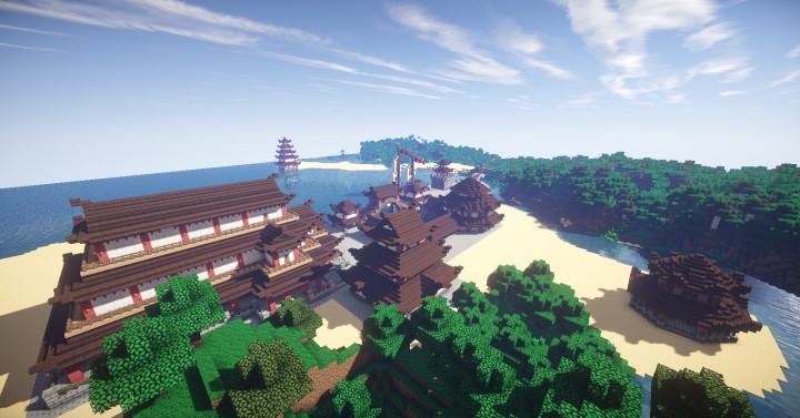 Chinese Port Minecraft Map