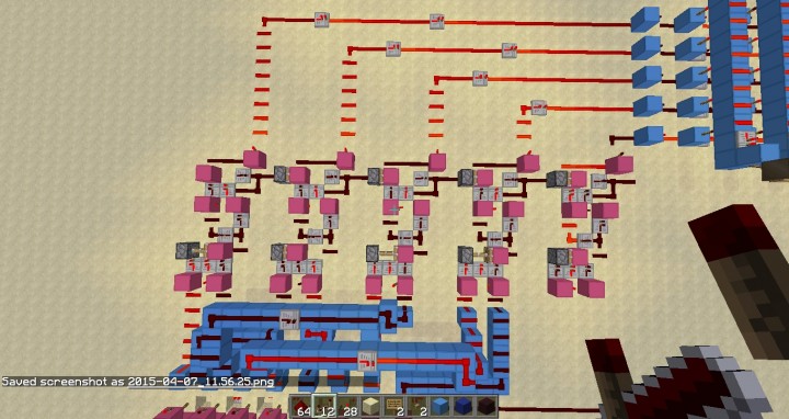 4 bit calculator Minecraft Map